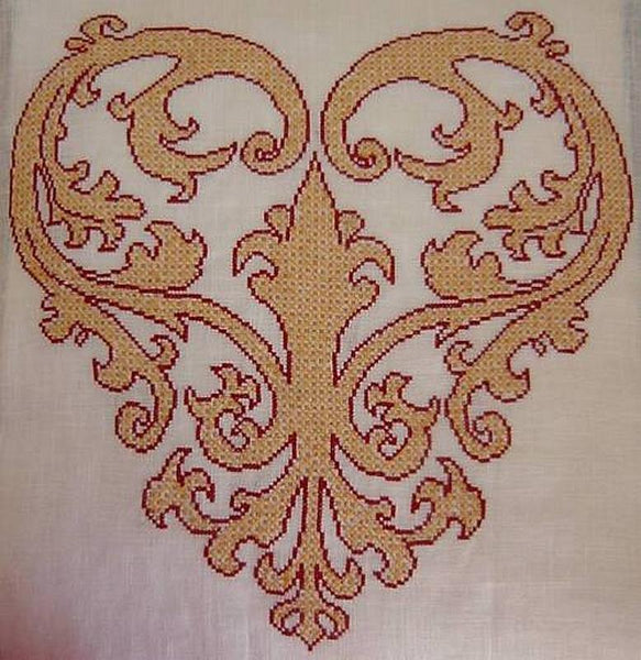 Baroque Heart - Alessandra Adelaide Needleworks – Half Moon Stitchery
