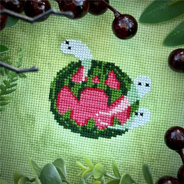 Jack-O-Melon - The Stitch Crypt – Half Moon Stitchery