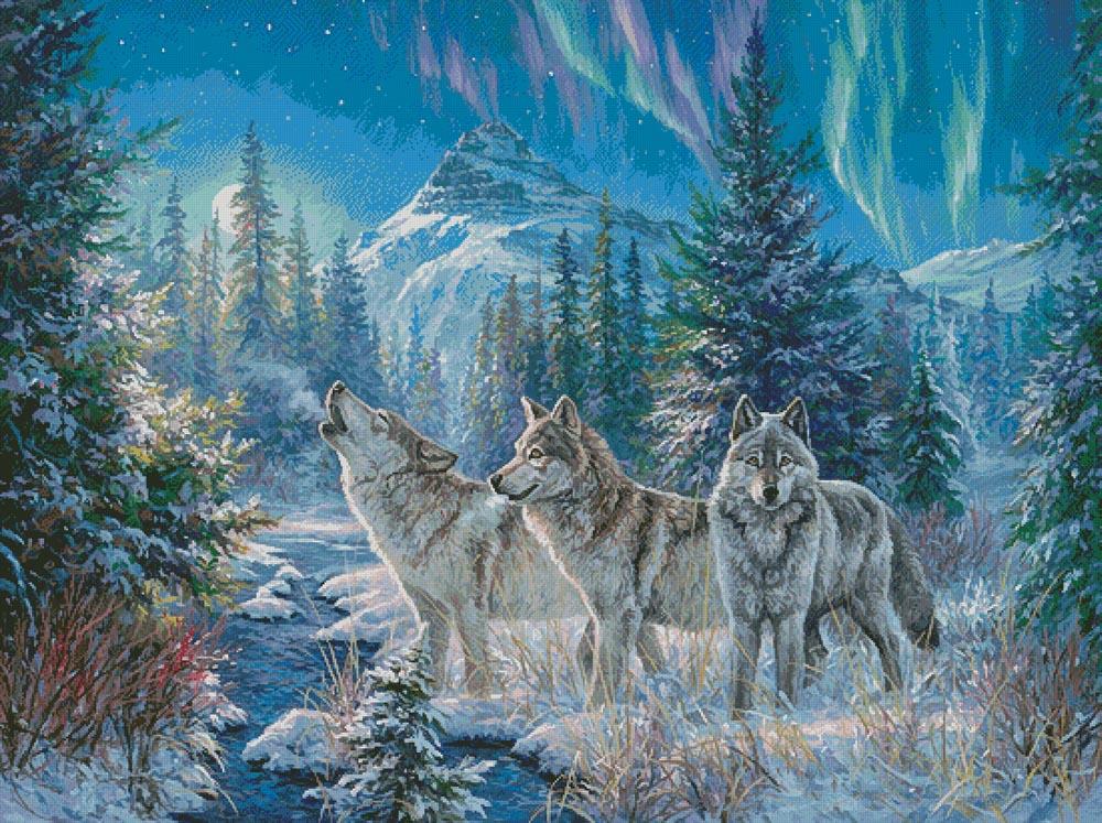 Moonrise Song (Large) - Artecy Cross Stitch – Half Moon Stitchery