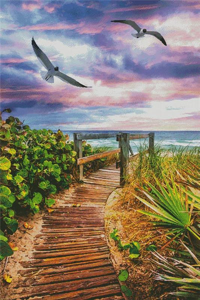 Dawn Flight (Large) - Artecy Cross Stitch – Half Moon Stitchery