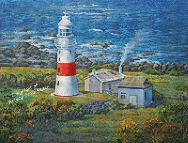 Mini Low Head Lighthouse - Artecy Cross Stitch – Half Moon Stitchery