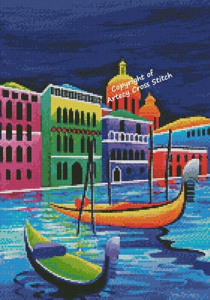 Mini Mediterranean 3 - Artecy Cross Stitch – Half Moon Stitchery