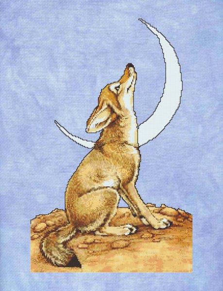 Under The Desert Moon - White Willow Stitching – Half Moon Stitchery