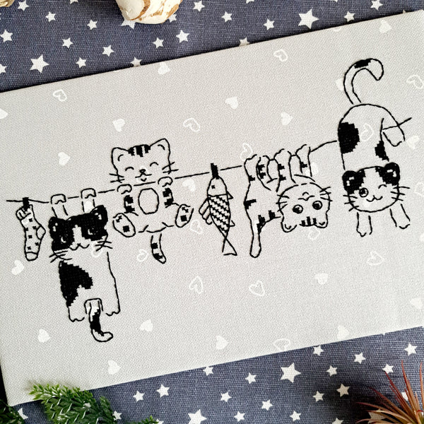 Bath Day - Artmishka Cross Stitch – Half Moon Stitchery