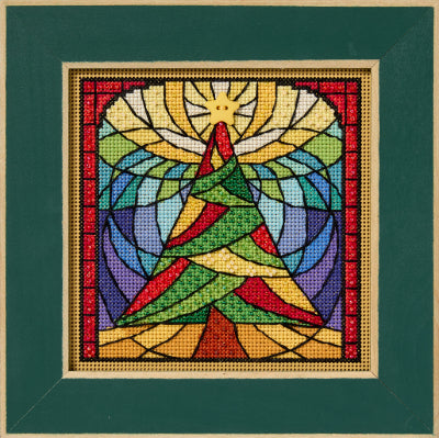 Stained Glass Tree (2025) - Mill Hill – Half Moon Stitchery