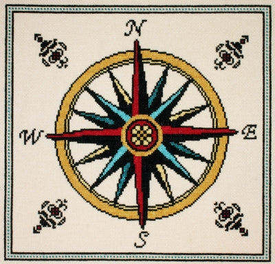 Compass Rose - The Posy Collection – Half Moon Stitchery