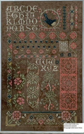 Hawthorne Hill Sampler - Rosewood Manor – Half Moon Stitchery