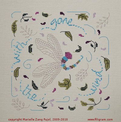 Gone With The Wind - Filigram – Half Moon Stitchery