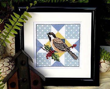 Star Quilt & Bird - Bobbie G. Designs – Half Moon Stitchery