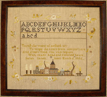 Sands House Sampler - Queenstown Sampler Designs – Half Moon Stitchery