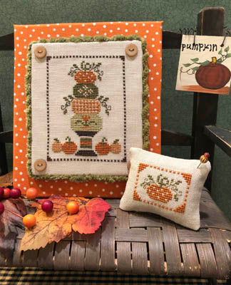 Pumpkin Topiary - Scissor Tail Designs – Half Moon Stitchery