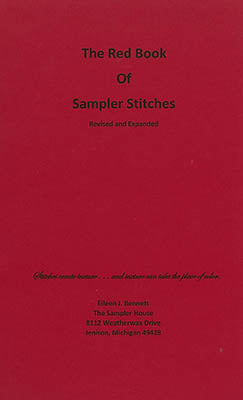 Red Book Of Sampler Stitches - The Sampler House – Half Moon Stitchery