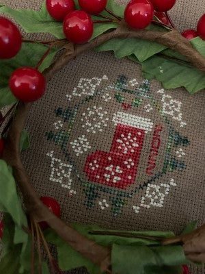 Quirky Quaker: Stocking - Darling & Whimsy Designs – Half Moon Stitchery