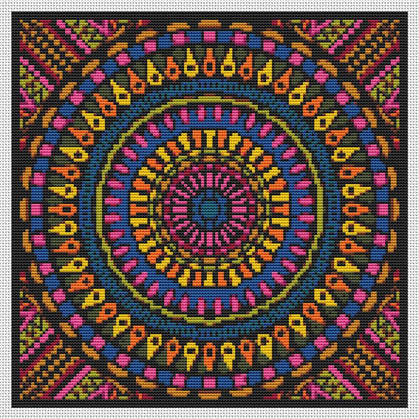 Mandala Series: Time - Art of Stitch, The – Half Moon Stitchery