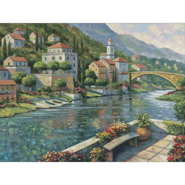 Italian Vista - Charting Creations – Half Moon Stitchery