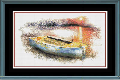 Sun On An Old Boat - Ronnie Rowe Designs – Half Moon Stitchery