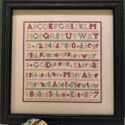 Mary Alice Meynell, 1877 - Scissor Tail Designs – Half Moon Stitchery