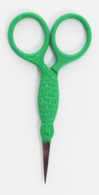 Tamsco Fish Scissors: Green – Half Moon Stitchery