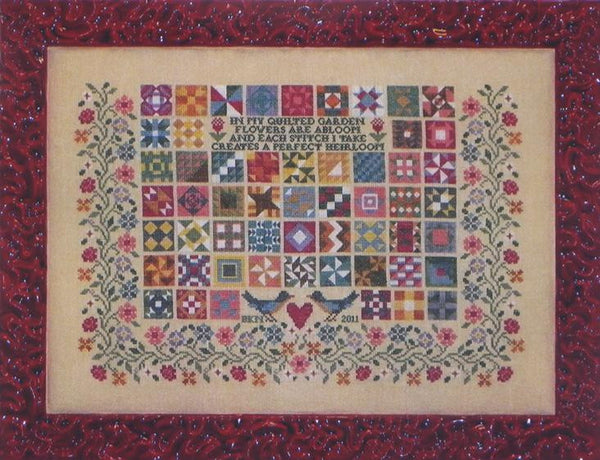 Quilted Garden - Blue Ribbon Designs – Half Moon Stitchery