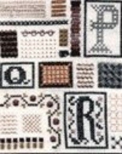 Sampler of Stitches : Part 6 PQR - Drawn Thread – Half Moon Stitchery